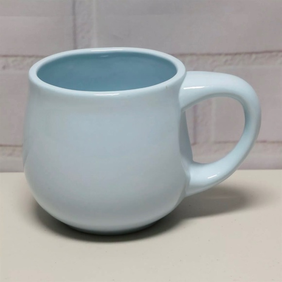 Starbucks | Kitchen | Starbucks Mug 205 Pot Belly Solid Light Baby Blue ...
